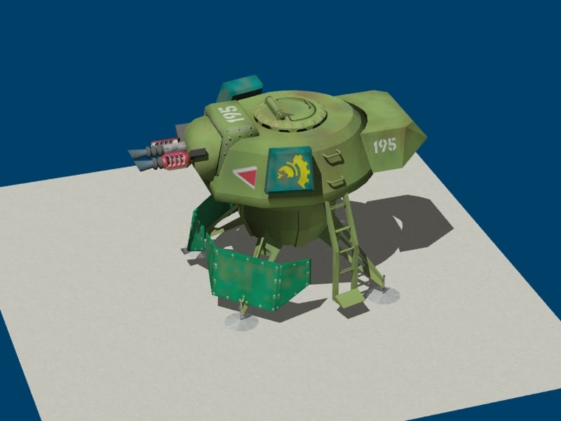 turret 3d model