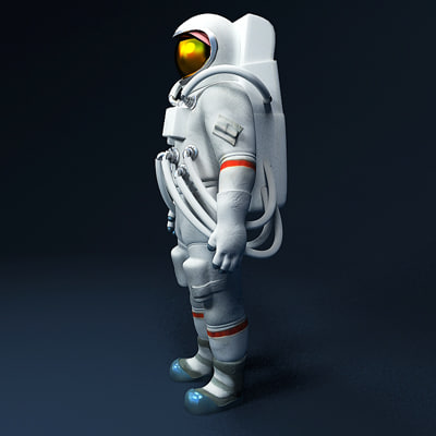 3d model spaceman person human space