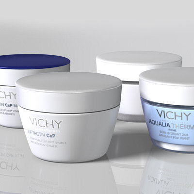 3d vichy cosmetics model