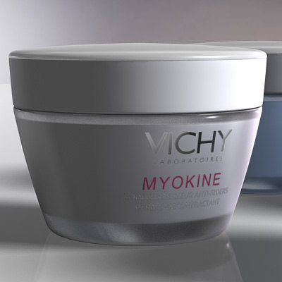 3d vichy cosmetics model