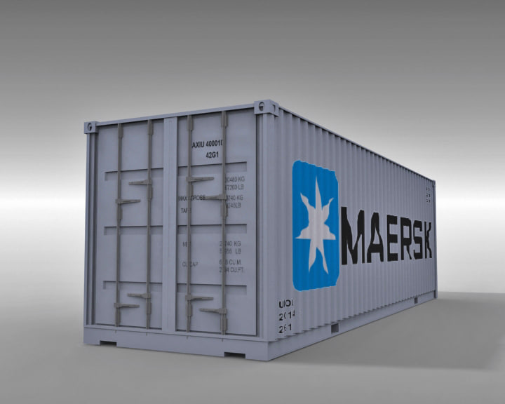 container 3d model