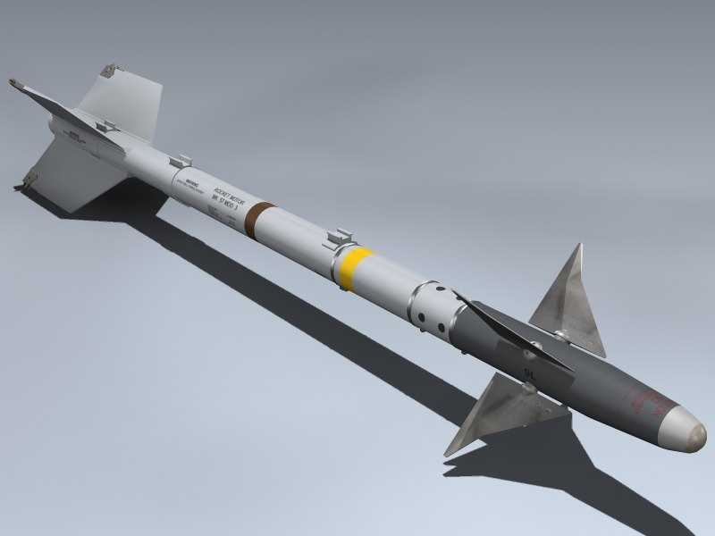 aim-9l sidewinder 3d model