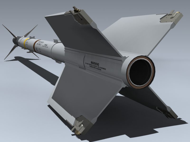aim-9l sidewinder 3d model