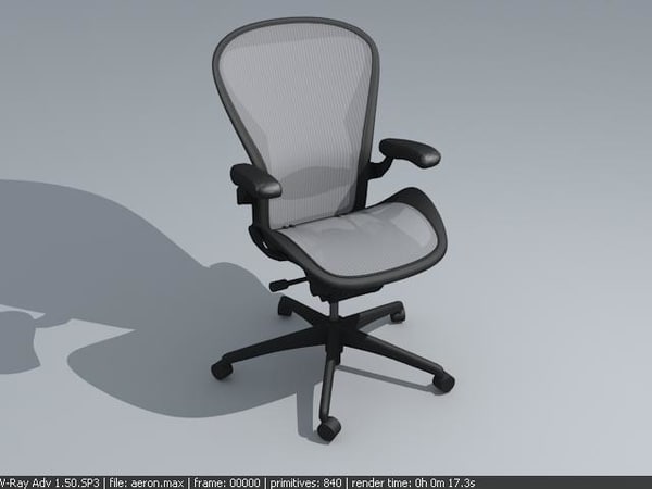 modelo 3d Silla Aeron Herman Miller - TurboSquid 457873