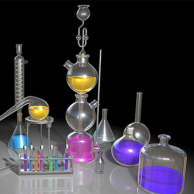 lab chemistry 3d model