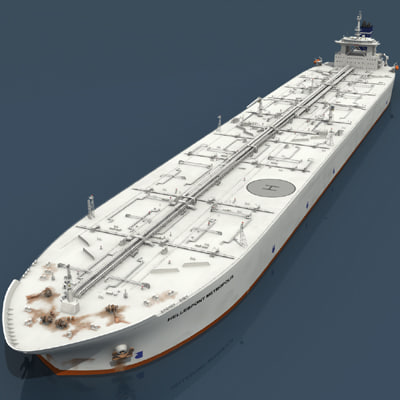 3d model shell tanker bellamya
