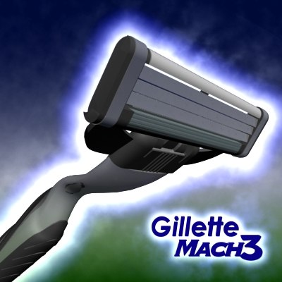 modelo 3d La Gillette Mach3 - TurboSquid 458505