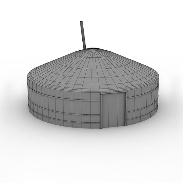 3d nomad tent home model