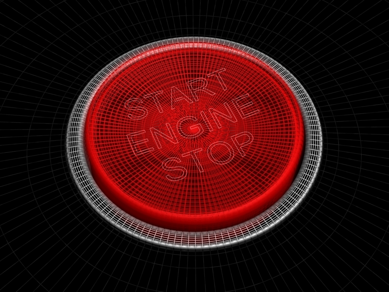 car start stop button 3d model