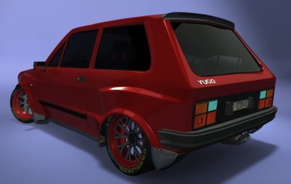 3ds max yugo racing