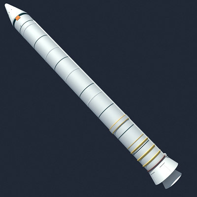 3d solid rocket booster