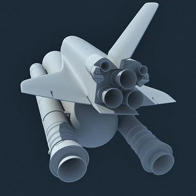 3d model nasa space shuttle
