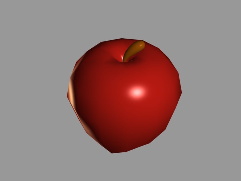 free apple 3d model