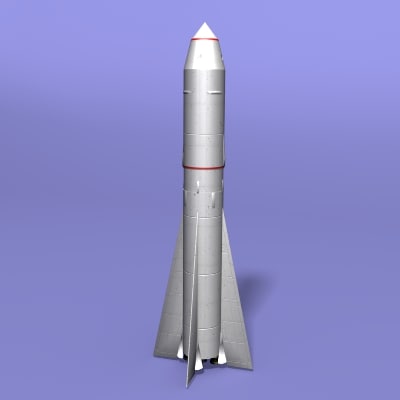 3d 3ds rocket