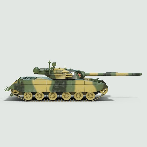 3d chinese type 98 battle tank model