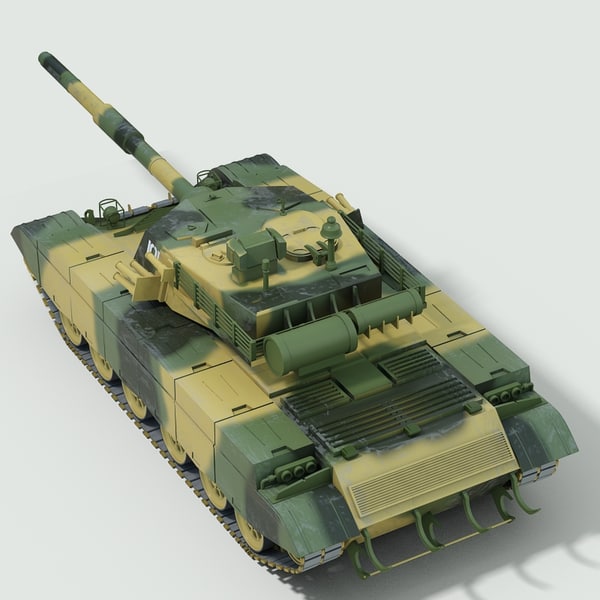 3d chinese type 98 battle tank model