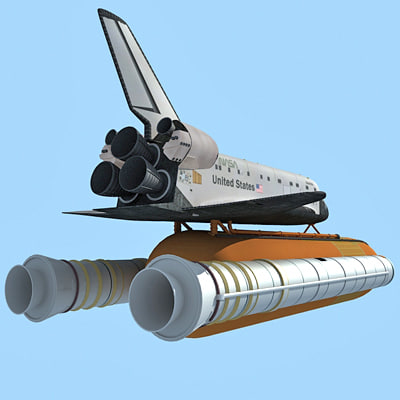 3d model nasa space shuttle columbia