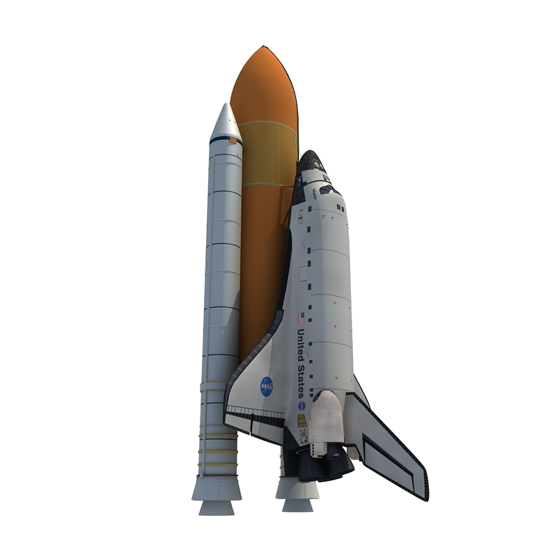 3d model nasa space shuttle atlantis