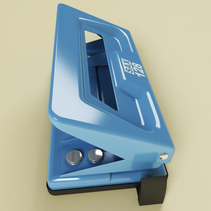 3d hole puncher model