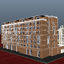 3d model modern multifunctional complex building