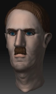 Adolf Hitler hoher Polykopf 3D-Modell - TurboSquid 464159