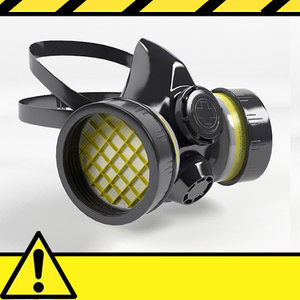 3d model safety mask