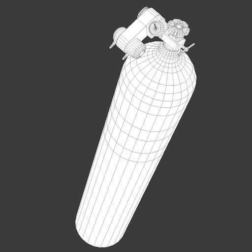 3d oxygen tank