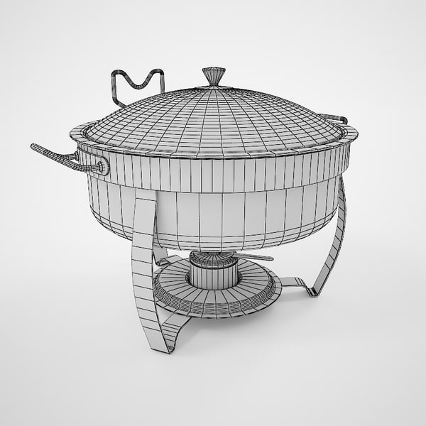 3d model chafing dish