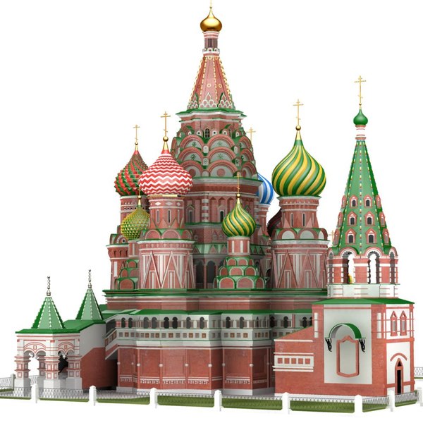 moscow st basil s cathedral 3d model