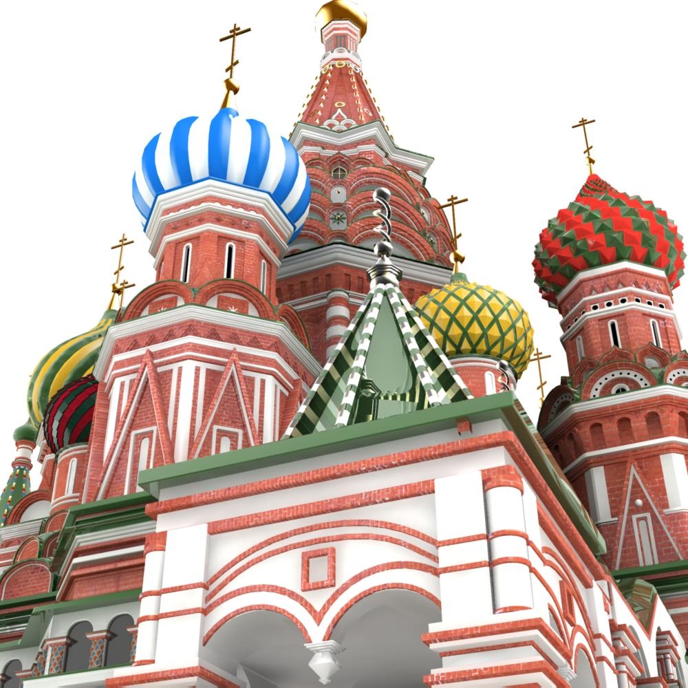moscow st basil s cathedral 3d model