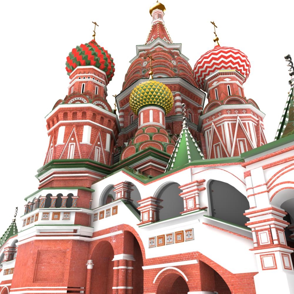 moscow st basil s cathedral 3d model