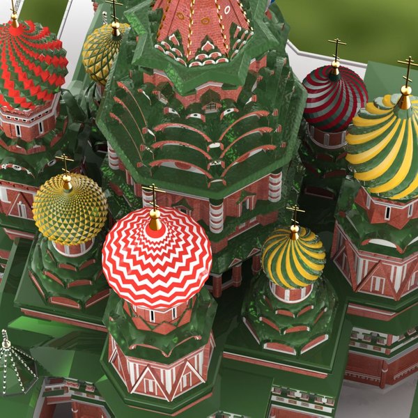 moscow st basil s cathedral 3d model