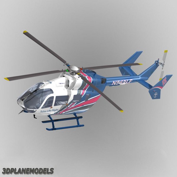 Eurocopter EC-145 Tulsa Life Flight 3D 모델 - TurboSquid 462437