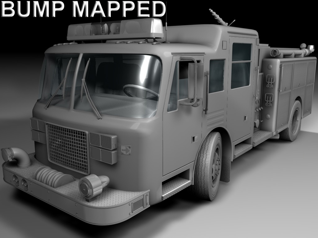 3d firetruck model