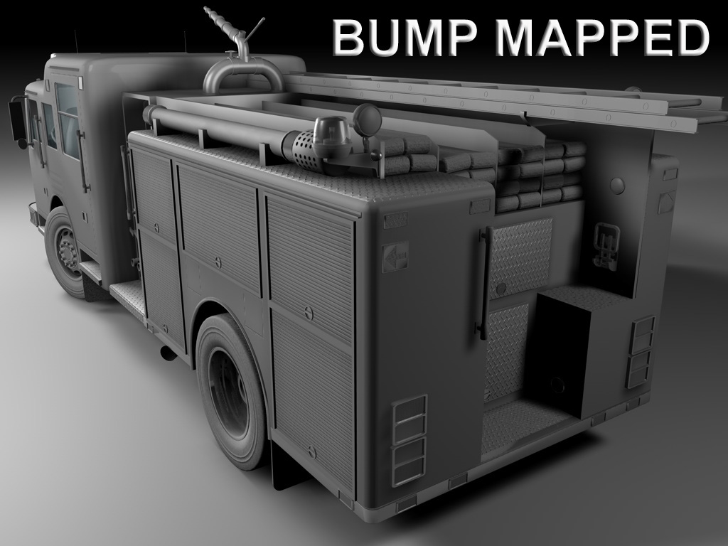 3d firetruck model