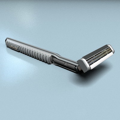 3d model razor gillette sensor excel