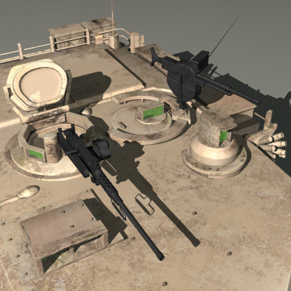 3d model m1a1 abrams battle tank