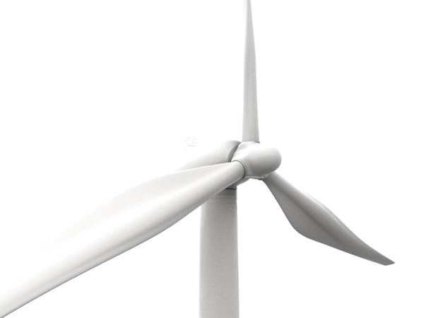 modular wind turbine generator 3d model