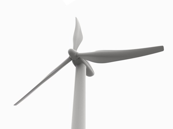 modular wind turbine generator 3d model