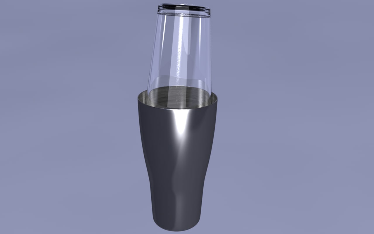 free boston shaker 3d model