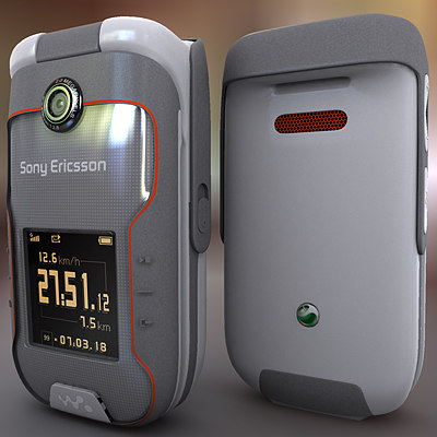 3d sony ericsson w710i model