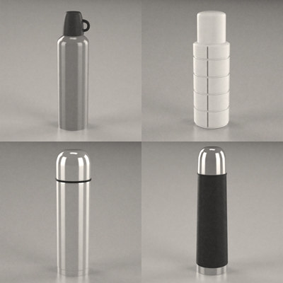 modelo 3d termo-botellas - TurboSquid 466406