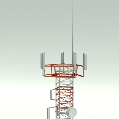 3ds max telecom tower