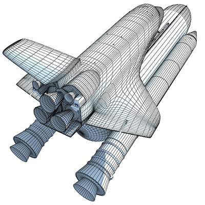 3d model nasa space shuttle endeavour