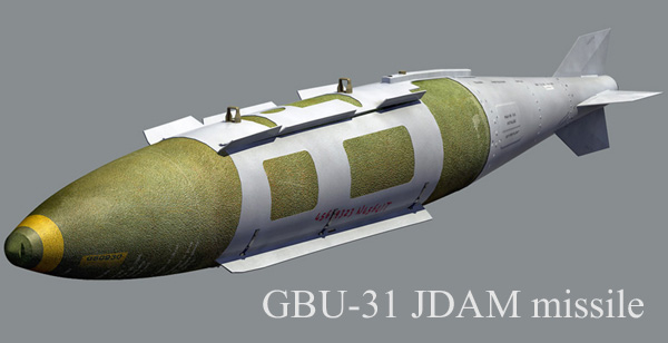 gbu-31 jdam missile obj