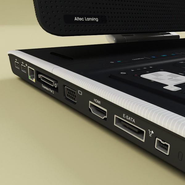 3d model hp pavilion hdx 9000