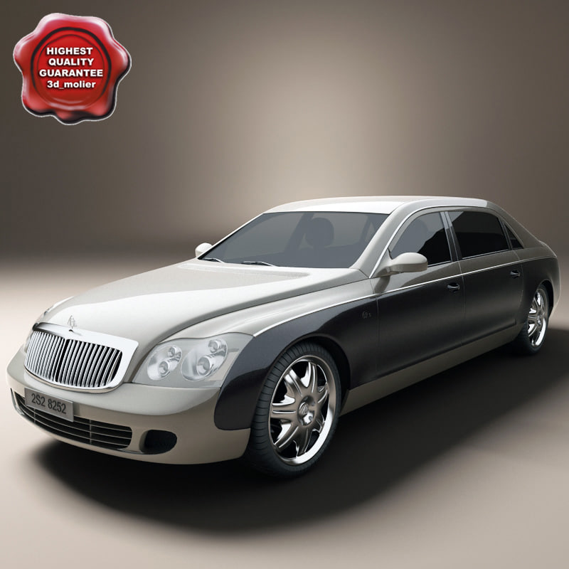 maybach 62s 3d model