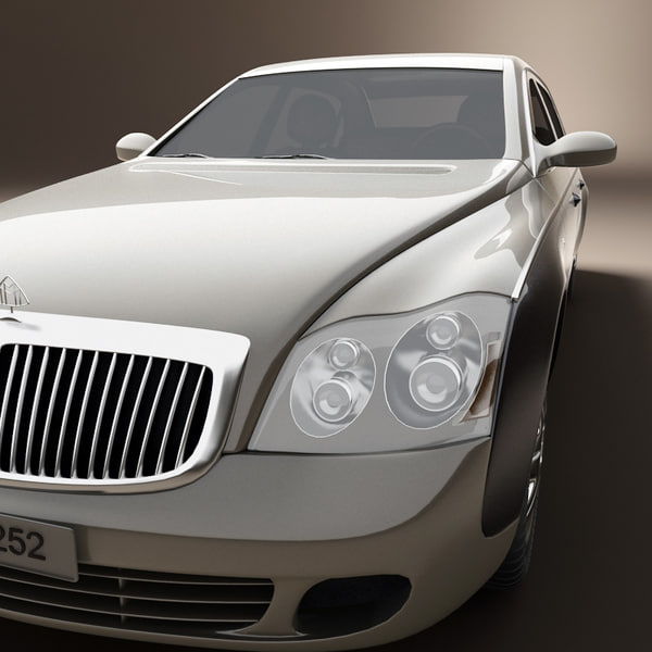 maybach 62s 3d model