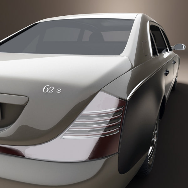 maybach 62s 3d model