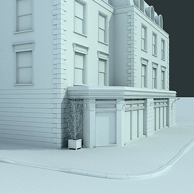 3d model london street